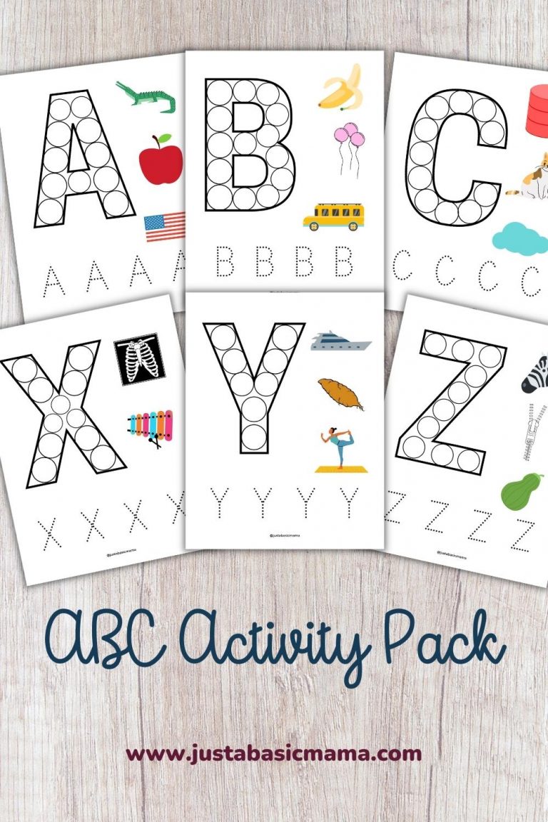 How To Teach ABCs to Toddlers In 4 Easy Steps - Just a Basic Mama